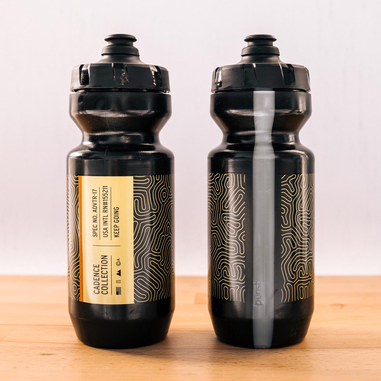 Mountainview 22 oz Water Bottle [Black] – Cadence Collection